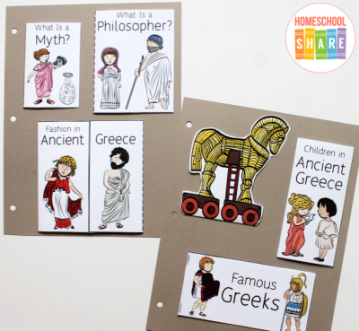 Free Ancient Greece Lapbook - Homeschool Share