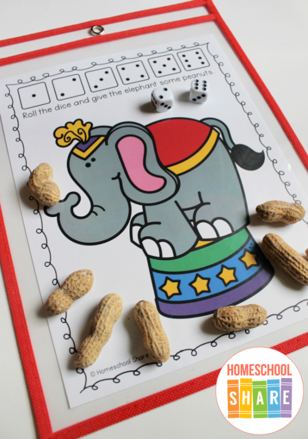 Elephant Math Mat - Homeschool Share
