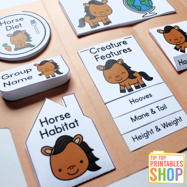 Horse Lapbook - Homeschool Share