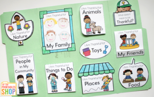 I Am Thankful Lapbook - Homeschool Share