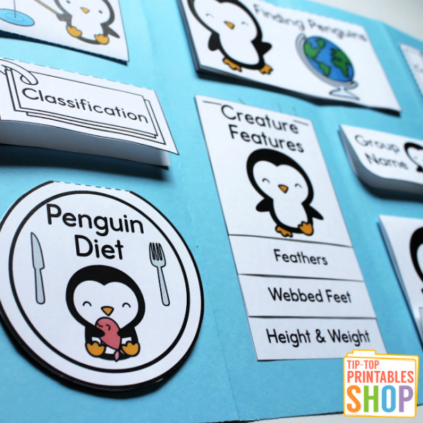 Penguin Lapbook - Homeschool Share