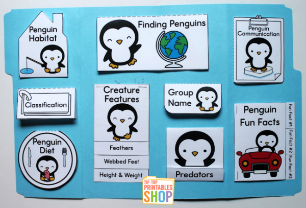 Penguin Lapbook - Homeschool Share