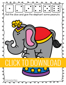 Elephant Math Mat - Homeschool Share
