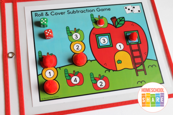 Roll and Cover Dice Games (free!) - Homeschool Share