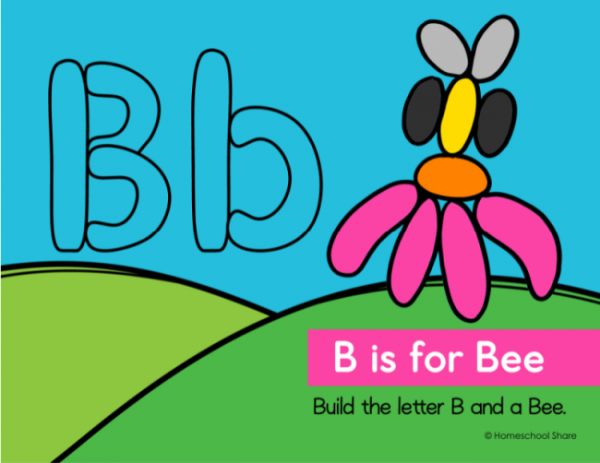 Free Bee Life Cycle Playdough Mats - Homeschool Share