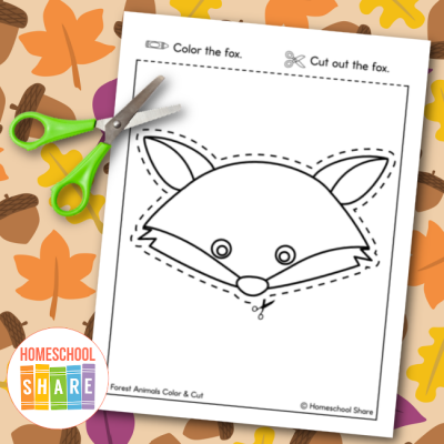 Forest Cutting Practice Pages - Homeschool Share