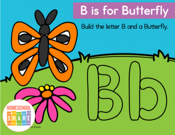 Free Butterfly Life Cycle Playdough Mats - Homeschool Share