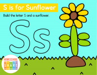 Free Sunflower Life Cycle Playdough Mats - Homeschool Share