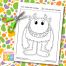 Monster Cutting Practice Pages - Homeschool Share