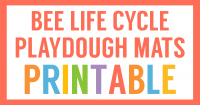 Free Sunflower Life Cycle Playdough Mats - Homeschool Share