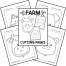 Farm Animal Cutting Practice Pages - Homeschool Share