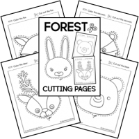 Forest Cutting Practice Pages - Homeschool Share