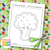 Free Garden Cutting Practice Pages - Homeschool Share
