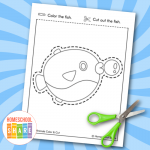 Ocean Cutting Practice Pages - Homeschool Share