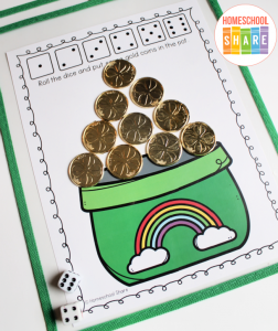 Free Saint Patrick's Day Counting Printable - Homeschool Share