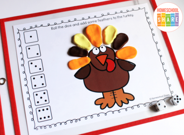 Turkey Math Mat - Homeschool Share