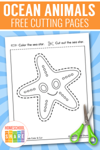 Ocean Cutting Practice Pages - Homeschool Share