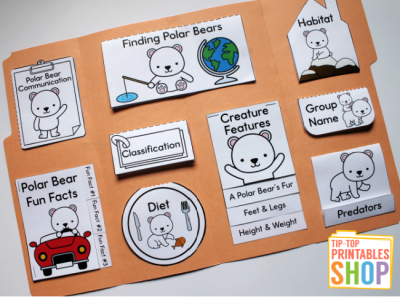 Polar Bear Lapbook - Homeschool Share