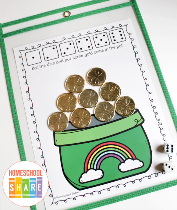 Free Saint Patrick's Day Counting Printable - Homeschool Share