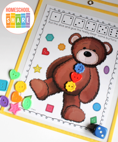 Free Printable Teddy Bear Activities for Preschool - Homeschool Share
