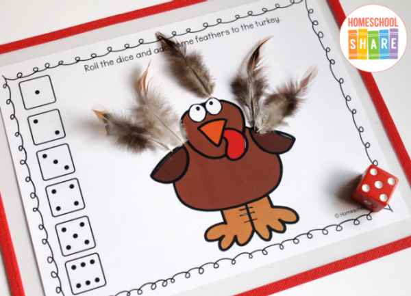 Turkey Math Mat - Homeschool Share
