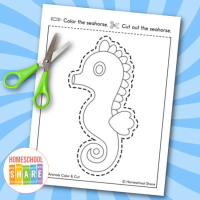 Ocean Animals Craft Printables - Homeschool Share