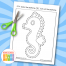 Ocean Cutting Practice Pages - Homeschool Share