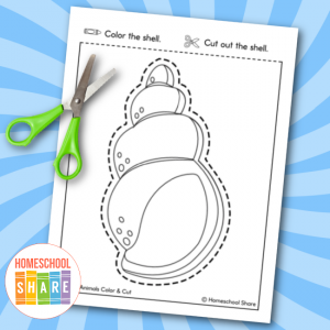 Ocean Cutting Practice Pages - Homeschool Share