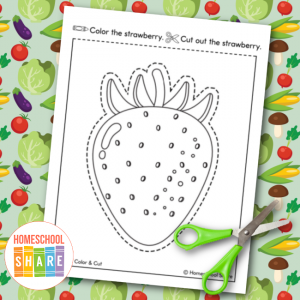 Free Garden Cutting Practice Pages - Homeschool Share
