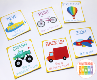 Free Transportation Playdough Mats - Homeschool Share