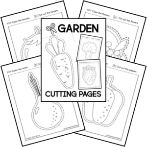 Free Garden Cutting Practice Pages - Homeschool Share