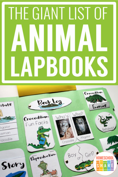 Animal Lapbooks - Homeschool Share