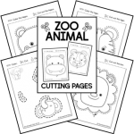 Zoo Animal Cutting Practice Pages - Homeschool Share