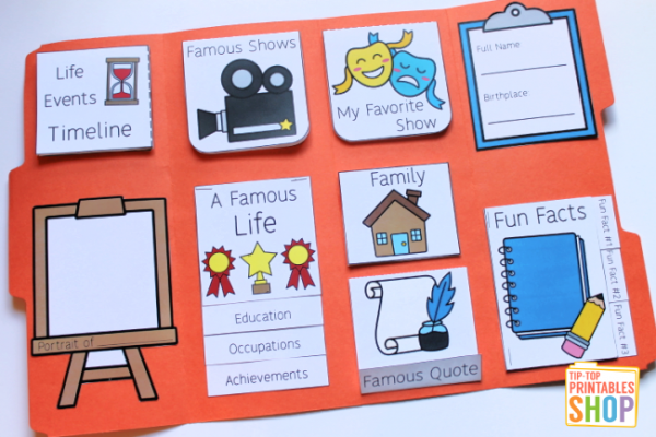 Biography Lapbook - Homeschool Share