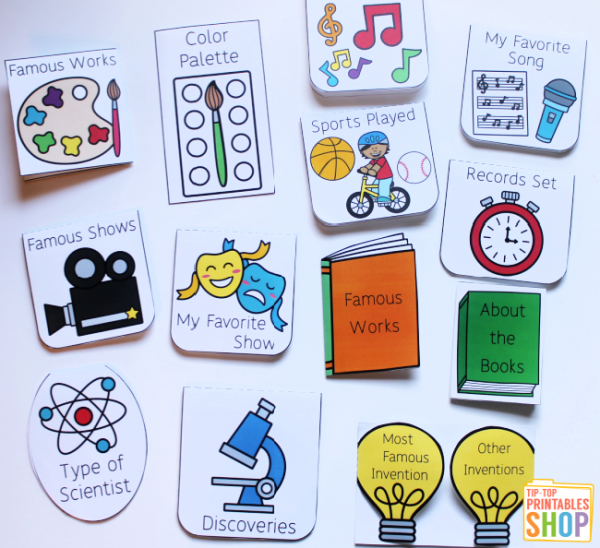 Biography Lapbook - Homeschool Share