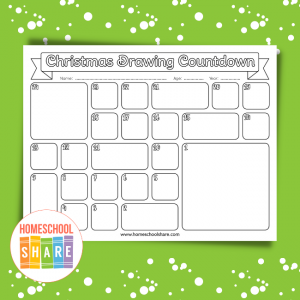 Christmas Countdown Calendar - Homeschool Share