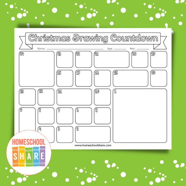 Christmas Countdown Calendar - Homeschool Share