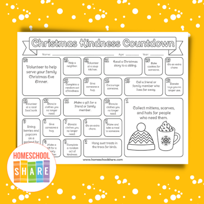 Christmas Countdown Calendar - Homeschool Share