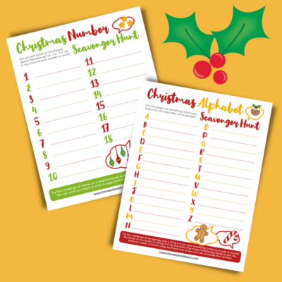 Free Christmas Scavenger Hunts - Homeschool Share
