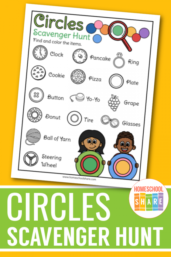 Free Circle Scavenger Hunt - Homeschool Share