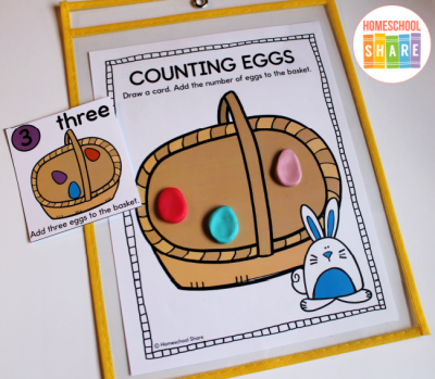 Easter Eggs Counting Activity - Homeschool Share