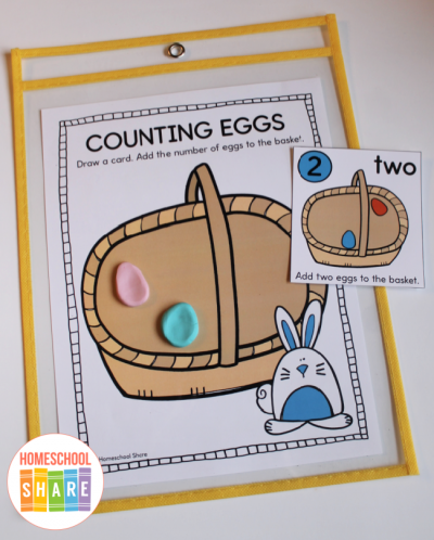 Easter Eggs Counting Activity - Homeschool Share