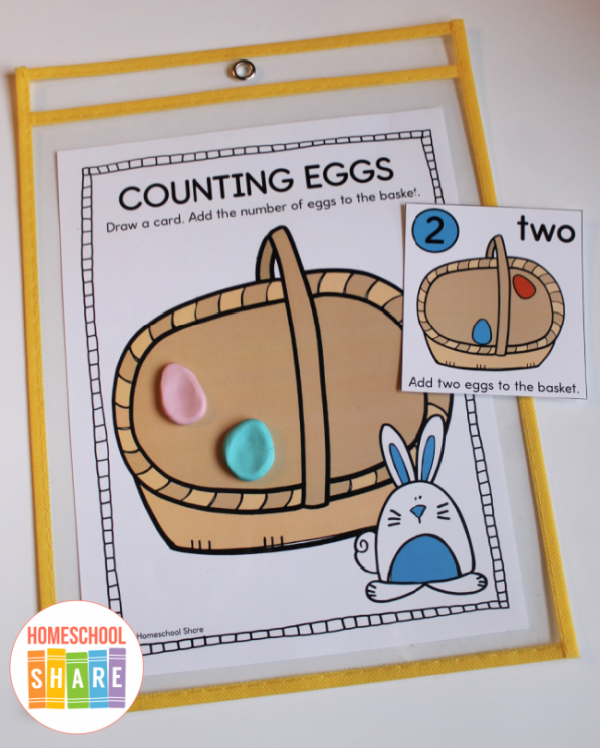 Easter Eggs Counting Activity - Homeschool Share