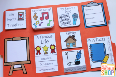 Biography Lapbook - Homeschool Share