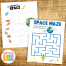 Space Fine Motor Printables - Homeschool Share