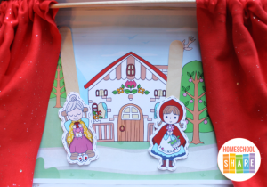 Little Red Riding Hood Popsicle Puppets - Homeschool Share