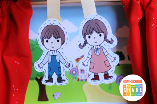 Hansel and Gretel Popsicle Puppets - Homeschool Share