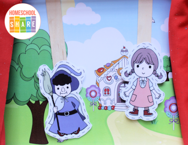 Hansel and Gretel Popsicle Puppets - Homeschool Share