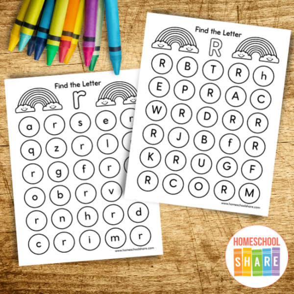 Free Rainbow Worksheets for Preschoolers - Homeschool Share