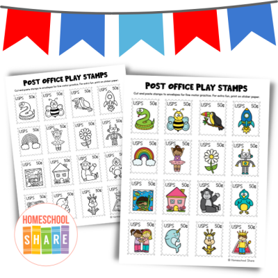 Post Office Pretend Play Printables - Homeschool Share